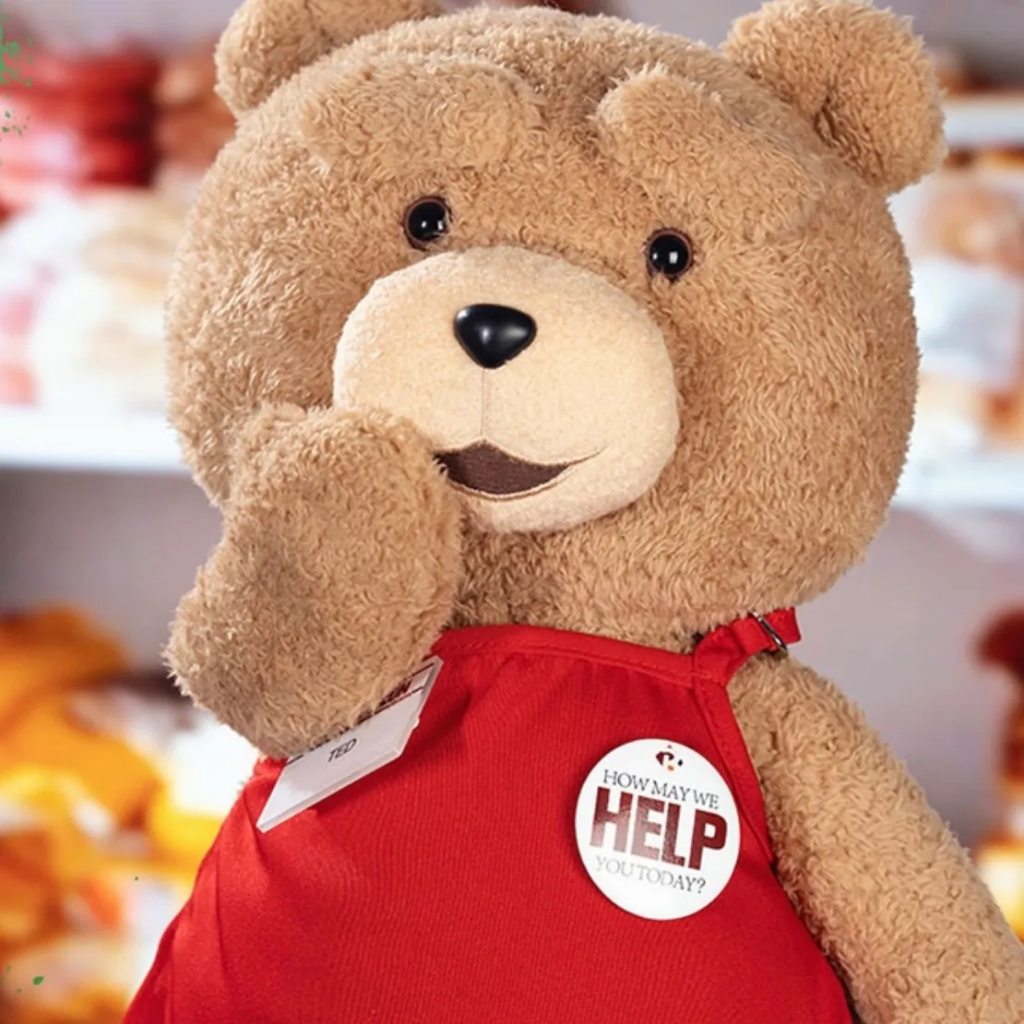 AREA.TOY 泡泡瑪特 POPMART TED泰迪熊 熊麻吉 可動 絨毛玩偶 | 蝦皮購物