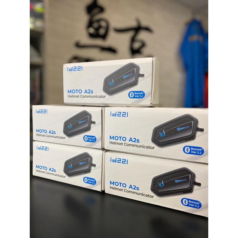 MOTO A2s 現貨 id221 藍芽耳機 藍牙耳機 全罩 半罩 連線對講 安全帽 前後 雙人連線 現貨 | 蝦皮購物