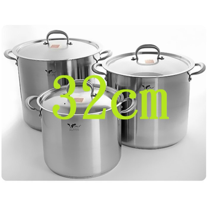 牛頭牌 小牛 32cm 滷桶 湯鍋 調理鍋 滷鍋 304不鏽鋼 雙耳 牛頭 燉鍋 特厚 熬湯 32公分 [自由五金] | 蝦皮購物