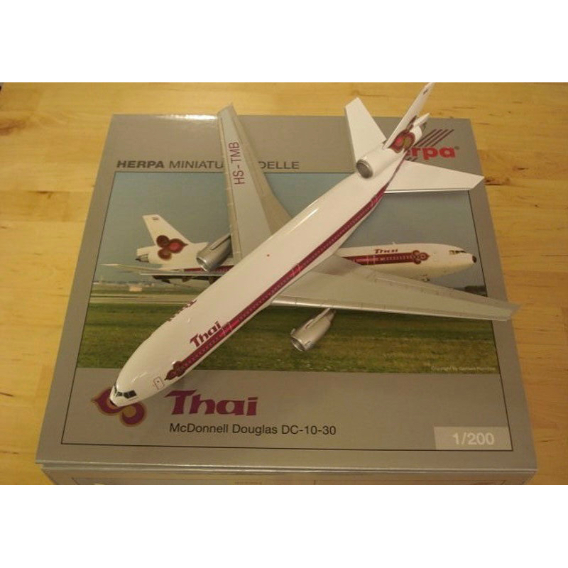 泰航 泰國國際航空模型TG Thai DC-10-30 飛機模型 Herpa 1/200 1:200 | 蝦皮購物