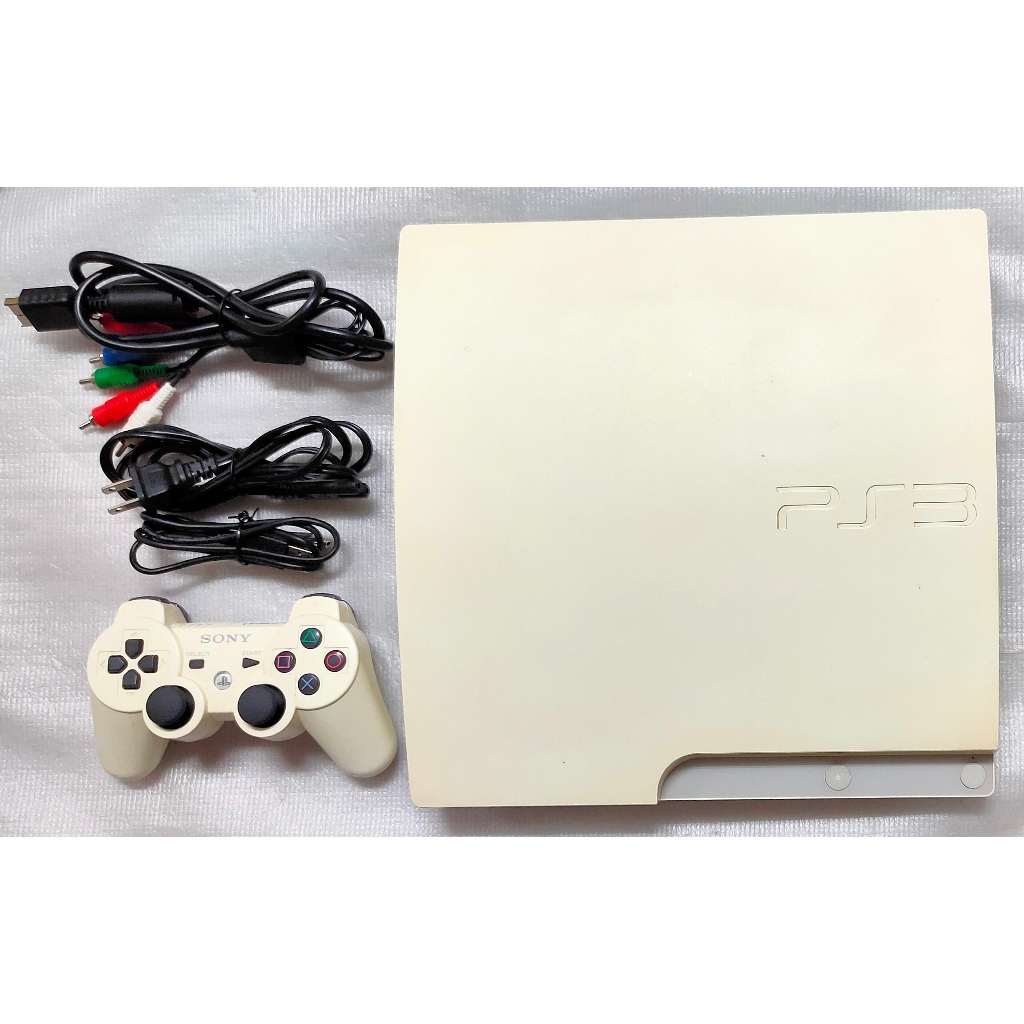 PS3 SLIM 3007A 160G 4.83 白色 8成新 台灣公司貨 HDMI故障 | 蝦皮購物