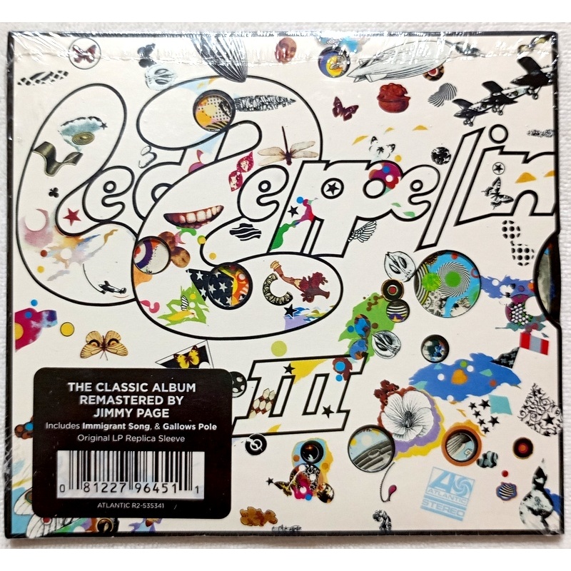 全新正品 Led Zeppelin 齊柏林飛船 / Led Zeppelin III 第三輯 數位重製盤 / 美版 | 蝦皮購物