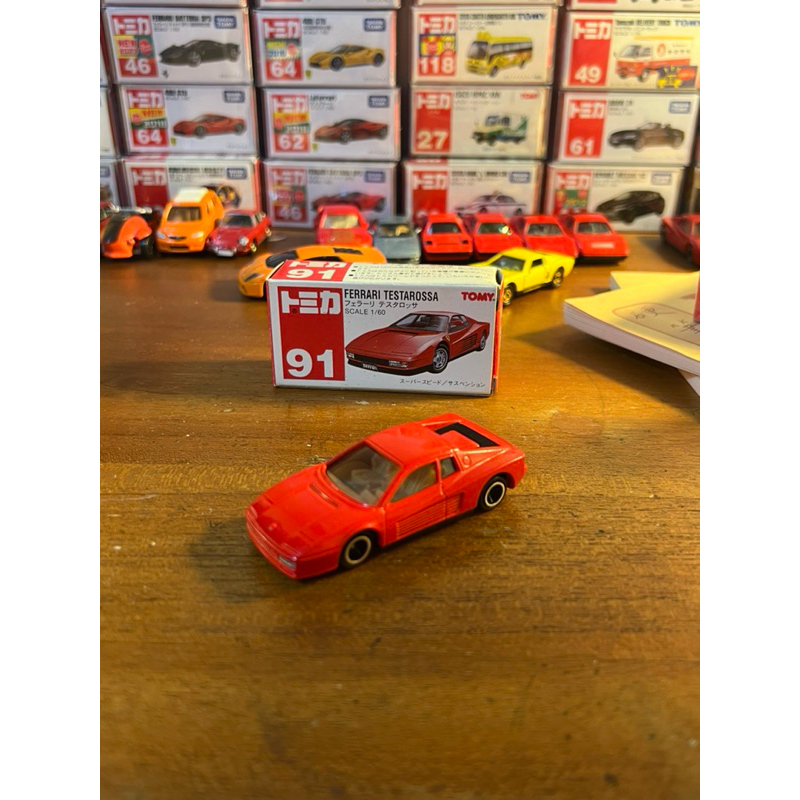 tomica 絕版 紅標 no.91 Ferrari testarossa | 蝦皮購物