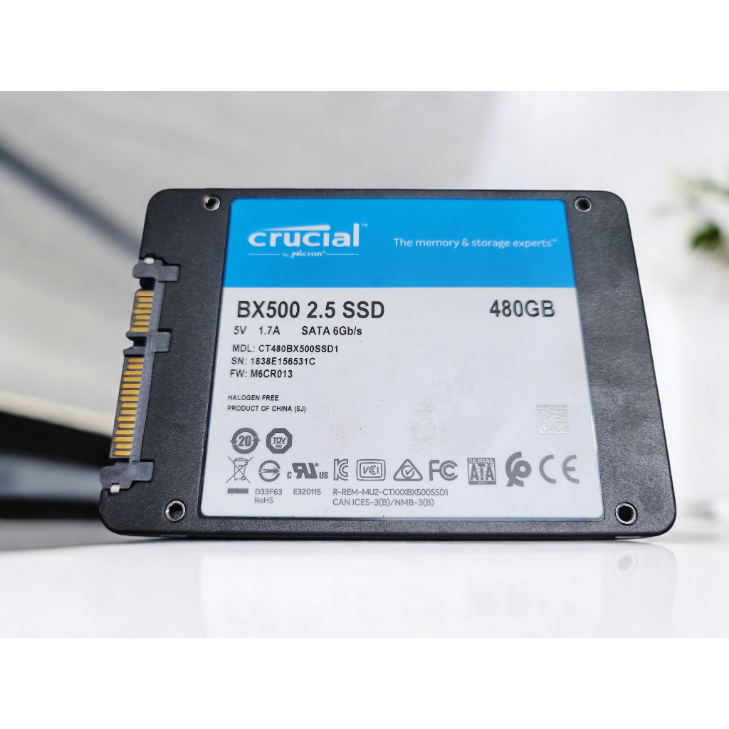 含稅 固態硬碟 美光 480GB 480G SSD 保固1個月 BX500 06H301 | 蝦皮購物
