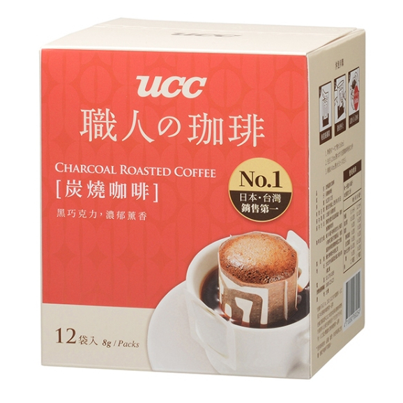 UCC 職人咖啡 炭燒 濾掛式咖啡 8gX12入 | 蝦皮購物