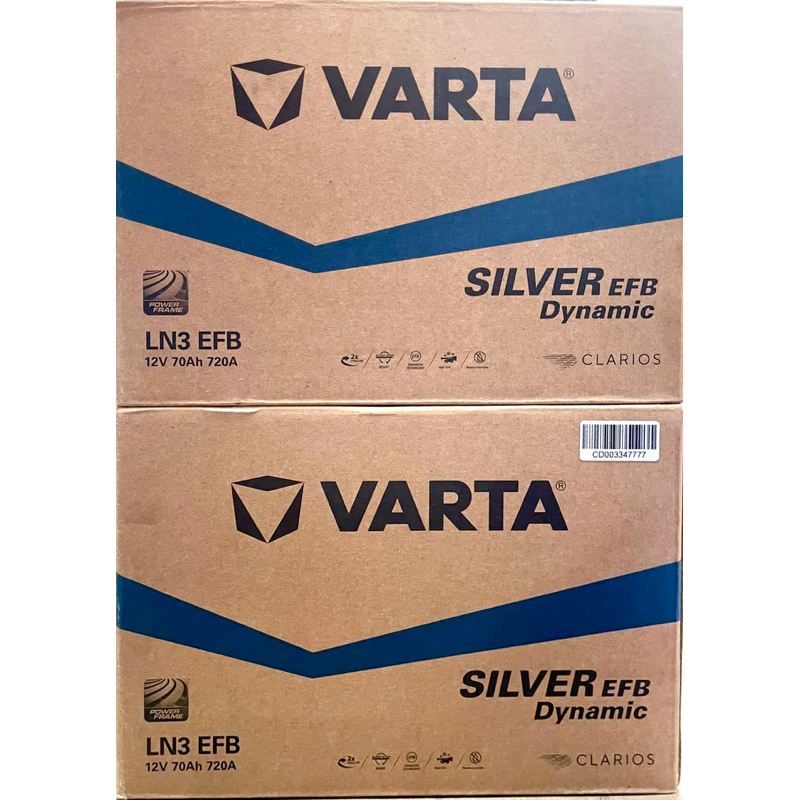 最新版本到貨🔥VARTA EFB 70Ah LN3通用VARTA EFB N70 70Ah | 蝦皮購物