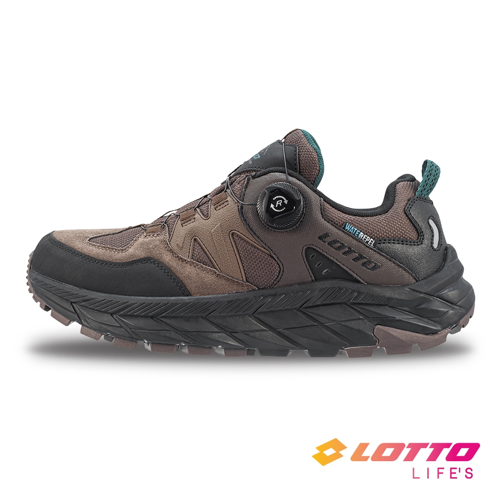 【LOTTO 義大利】男 CTR 01 探野靜態防水戶外健行鞋(咖啡-LT4AMO5673) | 蝦皮購物