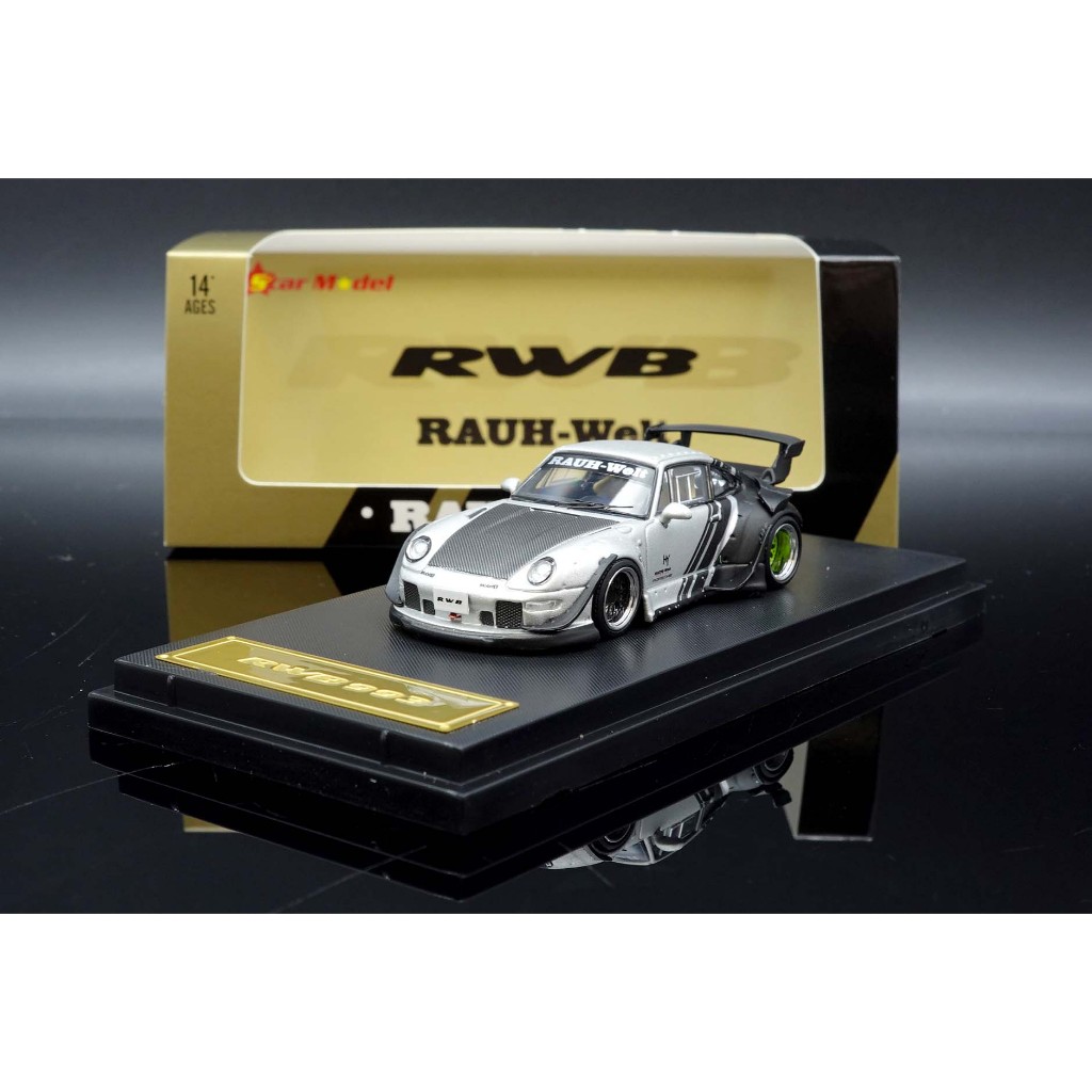 【M.A.S.H】現貨特價 Star Model 1/64 Porsche 993 RWB 爆改款 銀色/卡夢蓋 | 蝦皮購物