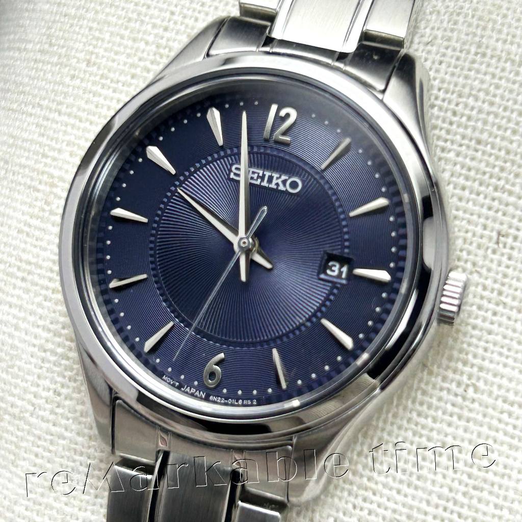【SEIKO 石英手錶】簡約時尚藍寶石鏡面男錶款SUR425/SUR425P1 | 蝦皮購物