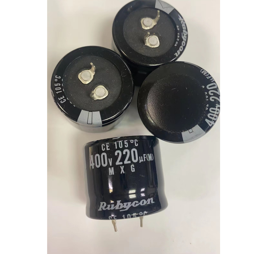 日本製 RUBYCON 220uF 400V 尺寸 25*30mm 30*30鋁質電解電容 牛角(SNAP)電容 | 蝦皮購物