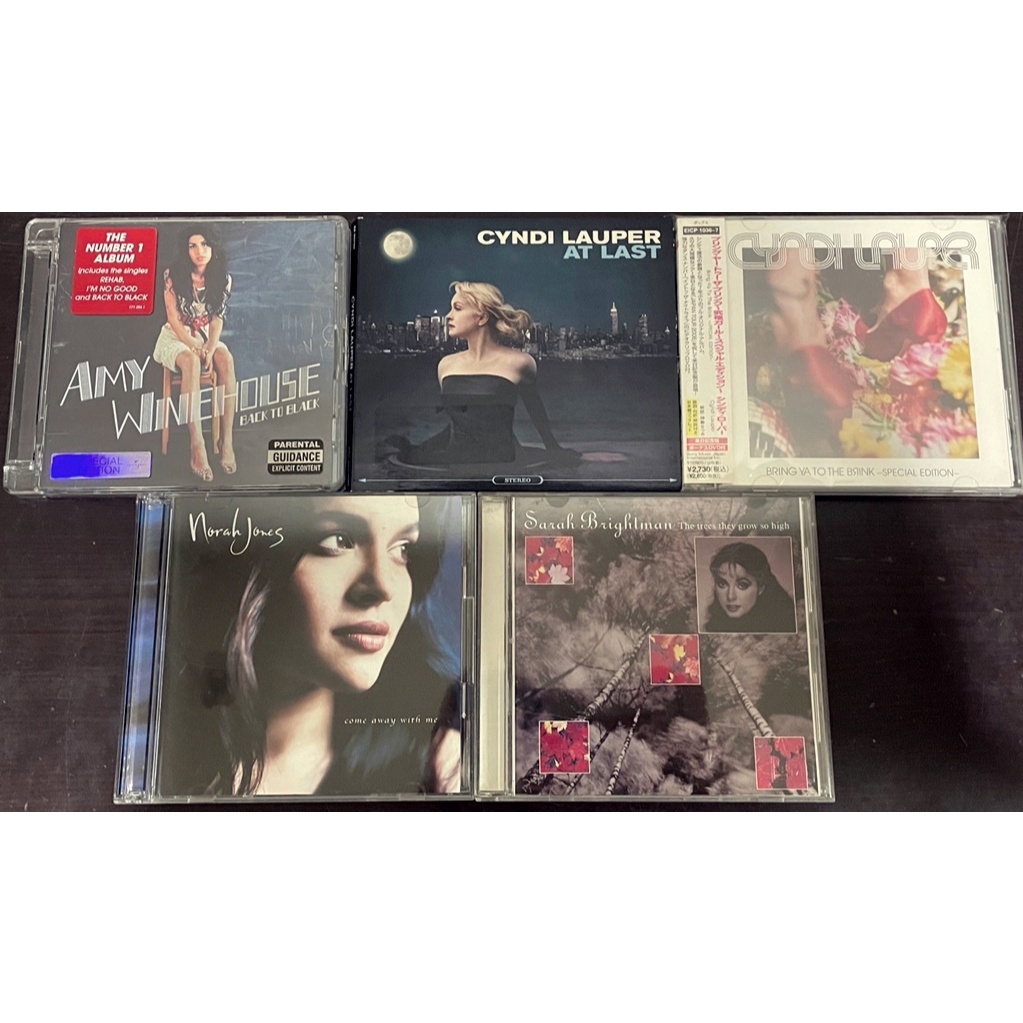 Amy Winehouse Cyndi Lauper Norah Jones Sarah Brightman 諾拉瓊絲 | 蝦皮購物