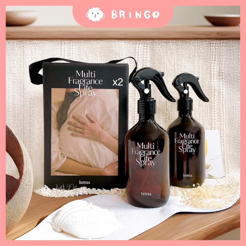 【BRINGO】hetras 首席調香師香氛噴霧兩入組 300ml*2 空氣清新噴霧 室內芳香噴霧 香氣噴霧 韓系香氛 | 蝦皮購物