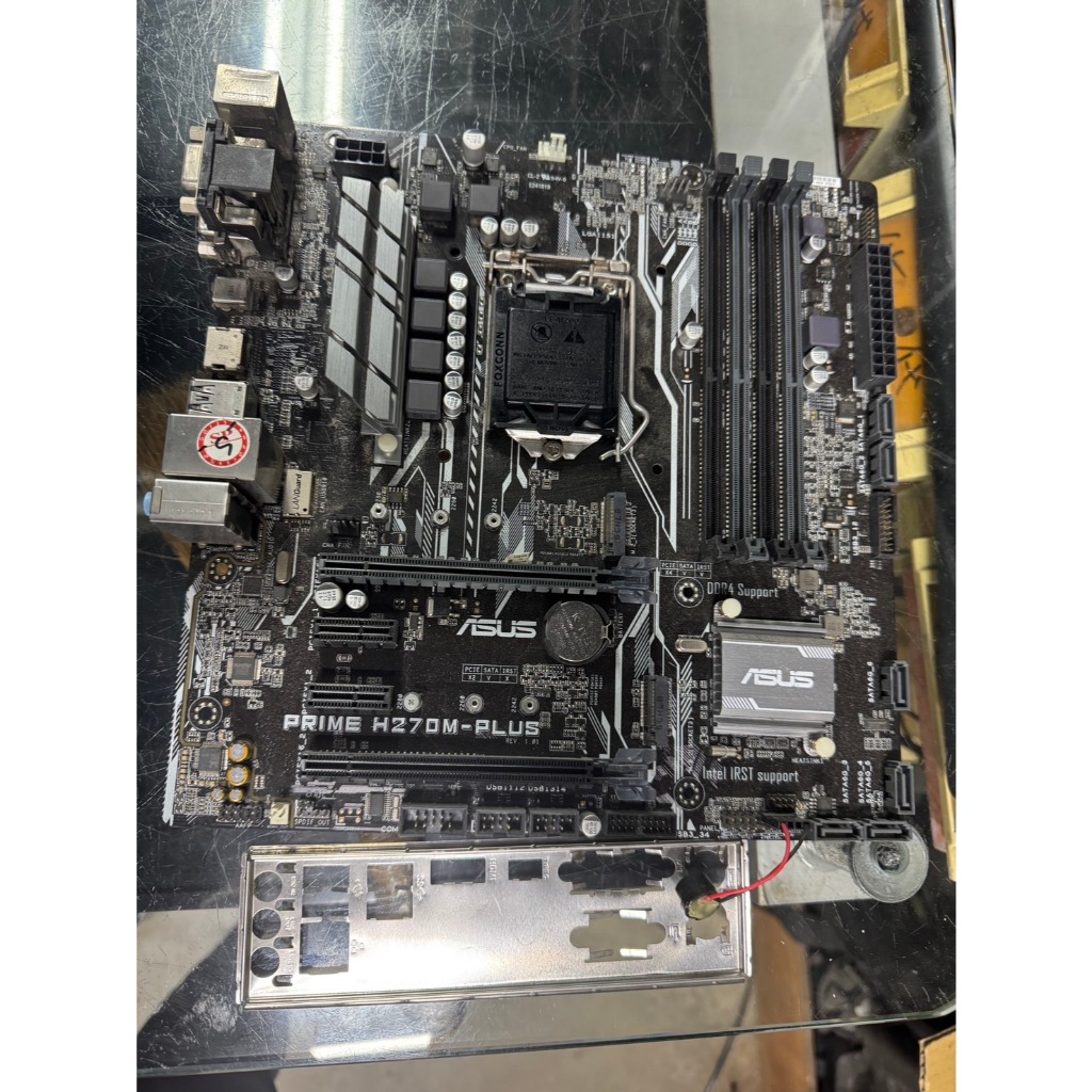 ASUS 華碩 PRIME H270M-PLUS Z270芯片 M.2 PCIE D4 1151 功能正常 | 蝦皮購物