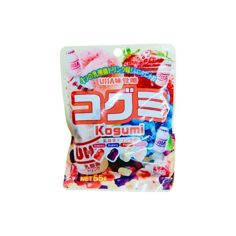 日本進口🇯🇵 UHA 味覺糖 酷Q彌軟糖 乳酸飲料味 55g | 蝦皮購物