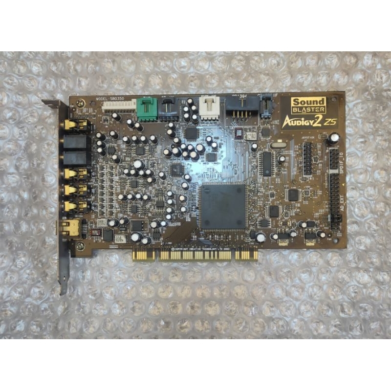 二手 創新 Audigy 2 ZS SB0350 PCI 7.1 音效卡 | 蝦皮購物