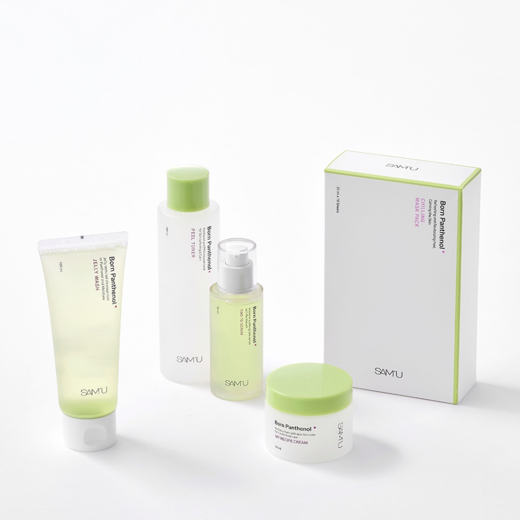 現貨+預購｜SAM'U｜B5系列｜去角質爽膚水 舒緩精華 重防禦凝膠乳霜 全效舒緩鎮定面膜 泛醇凝膠潔顏露｜Qme代購 | 蝦皮購物