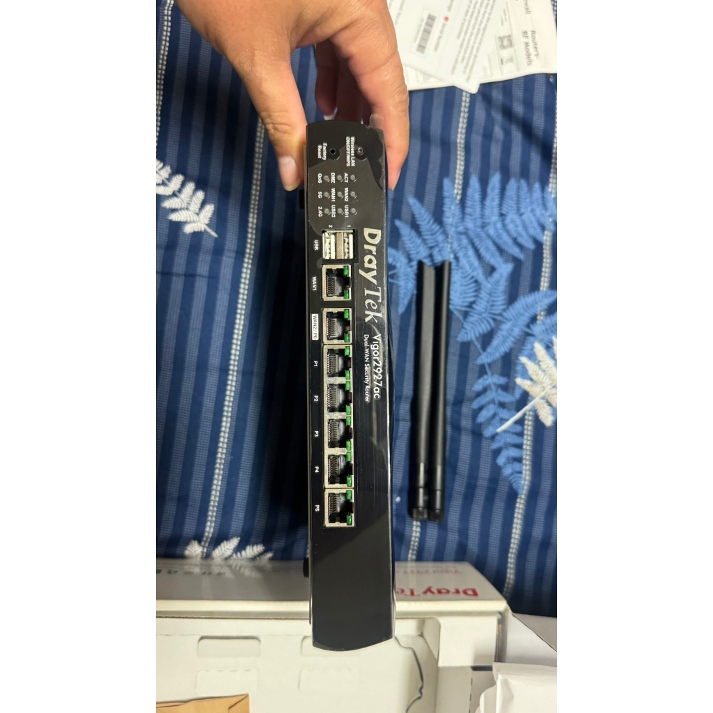 二手DrayTek 居易 Vigor2927ac 雙頻 SSL VPN 路由器 Wi-Fi 分享器使用半年保固內 | 蝦皮購物