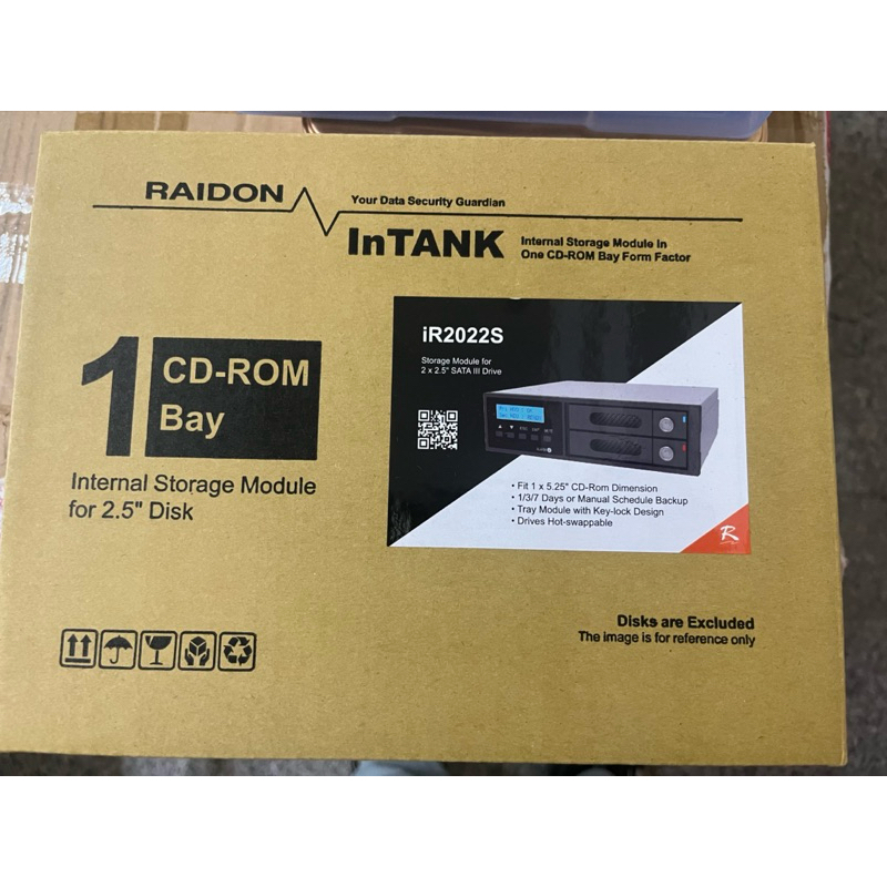 RAIDON iR2022S 2槽 適用2.5吋SATA硬碟或固態硬碟(SSD) 內接式資料排程備份抽取盒 | 蝦皮購物