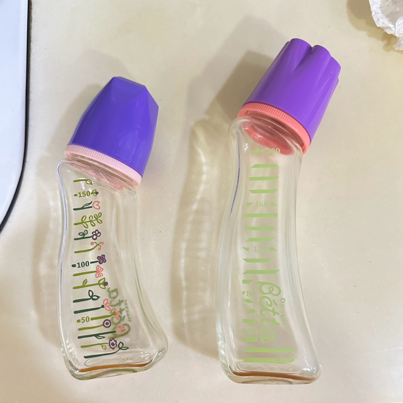 日本Dr. Betta 手工防脹氣玻璃奶瓶150ml 200ml | 蝦皮購物