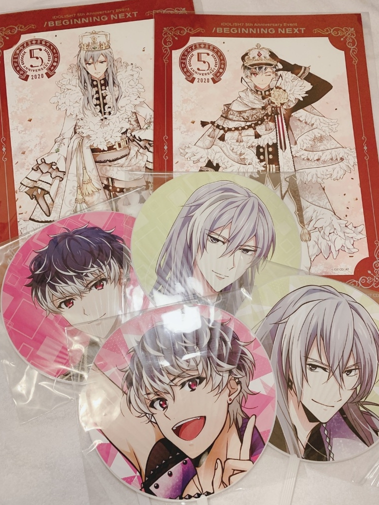 ☆アイナナ 百 千 i7 idolish7 Re:vale A4金簽海報 團扇 LIVE 演唱會 RTI REUNION | 蝦皮購物