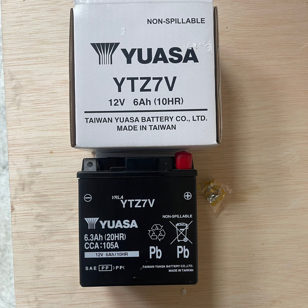現貨🈶發票《零件坊》YAMAHA 電池 B4V-H2100-00 N-MAX YUASA YTZ7V 電瓶 | 蝦皮購物