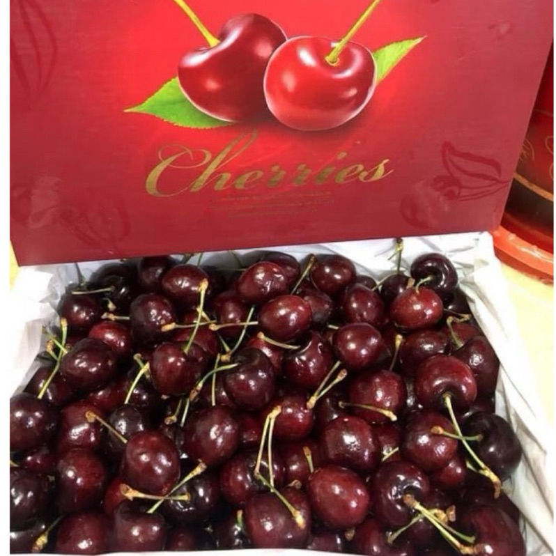 櫻桃 3JD櫻桃 智利櫻桃 1kg裝 水果 黑貓冷藏宅配 智利櫻桃 櫻桃禮盒 水果 | 蝦皮購物
