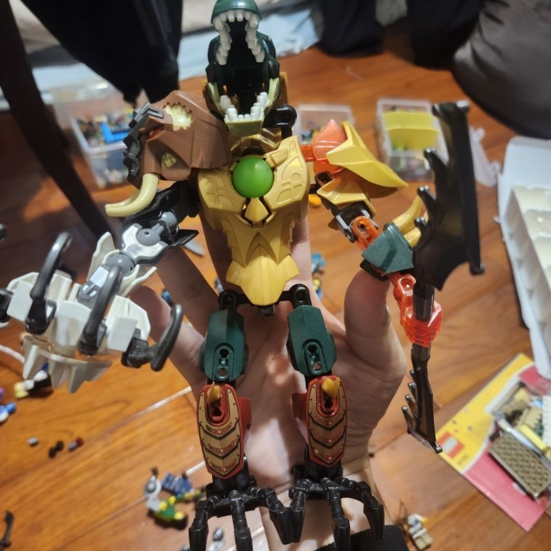 lego 樂高 70207 70209 神獸 神獸傳奇系列 有說明書 改造 樂高可動 鱷魚 大象 | 蝦皮購物