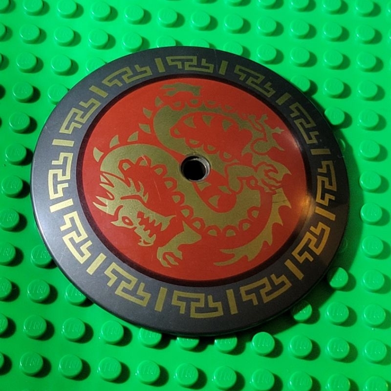 免運樂高 Lego 98606 印刷磚 70738 旋風忍者 終極使命號 9X9 圓盤 龍 金龍 | 蝦皮購物
