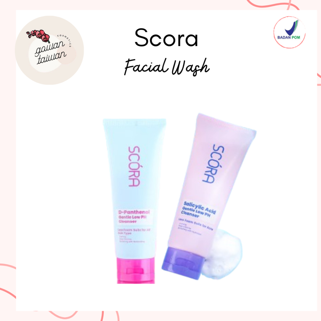SCORA Low pH Cleanser Salicylic Acid D-Panthenol Sensitif Ac | 蝦皮購物
