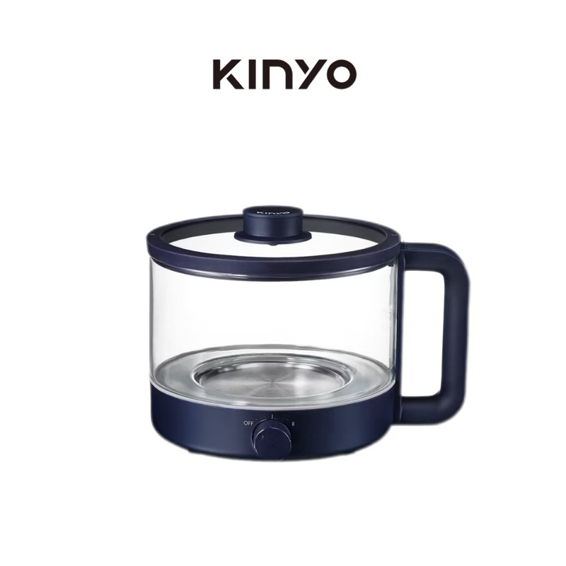 【KINYO】多功能玻璃美食鍋1.2L 料理鍋 電煮鍋 旅行鍋 玻璃鍋身 快煮鍋耐熱防燙防乾燒 1~3人份 Leo 里歐 | 蝦皮購物