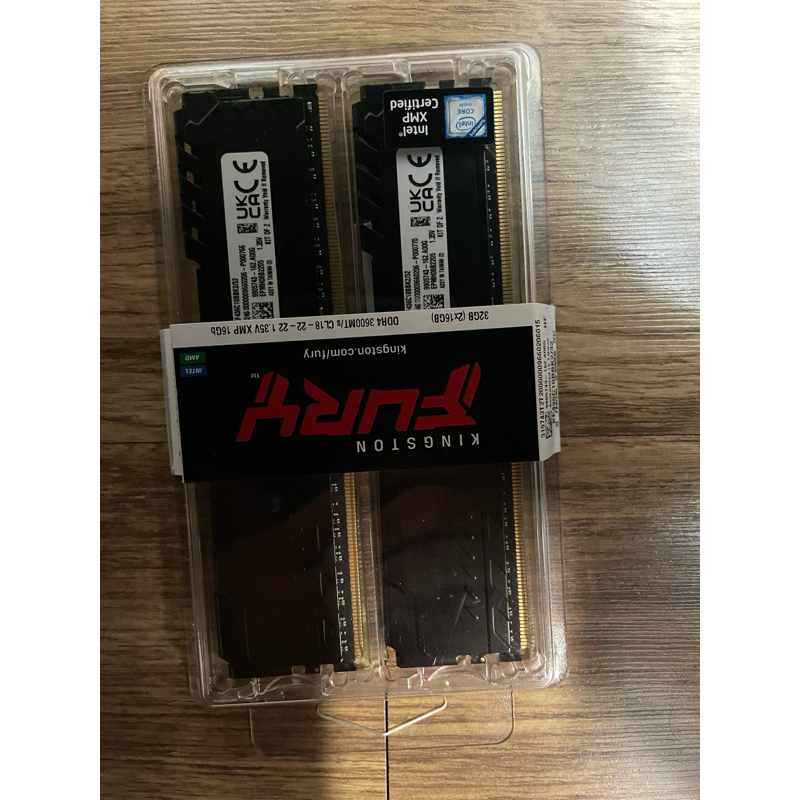 Kingston 金士頓 Fury Beast 16Gx2 DDR4 3600 RAM記憶體 | 蝦皮購物
