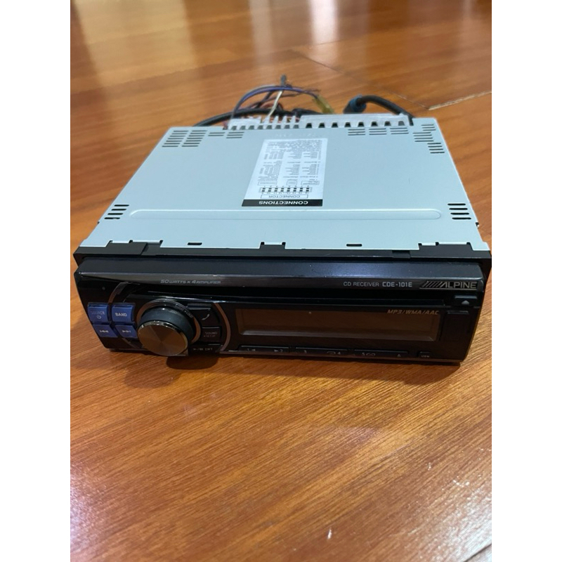 ALPINE CDE-101E 1din 汽車音響主機（含運1299元） | 蝦皮購物