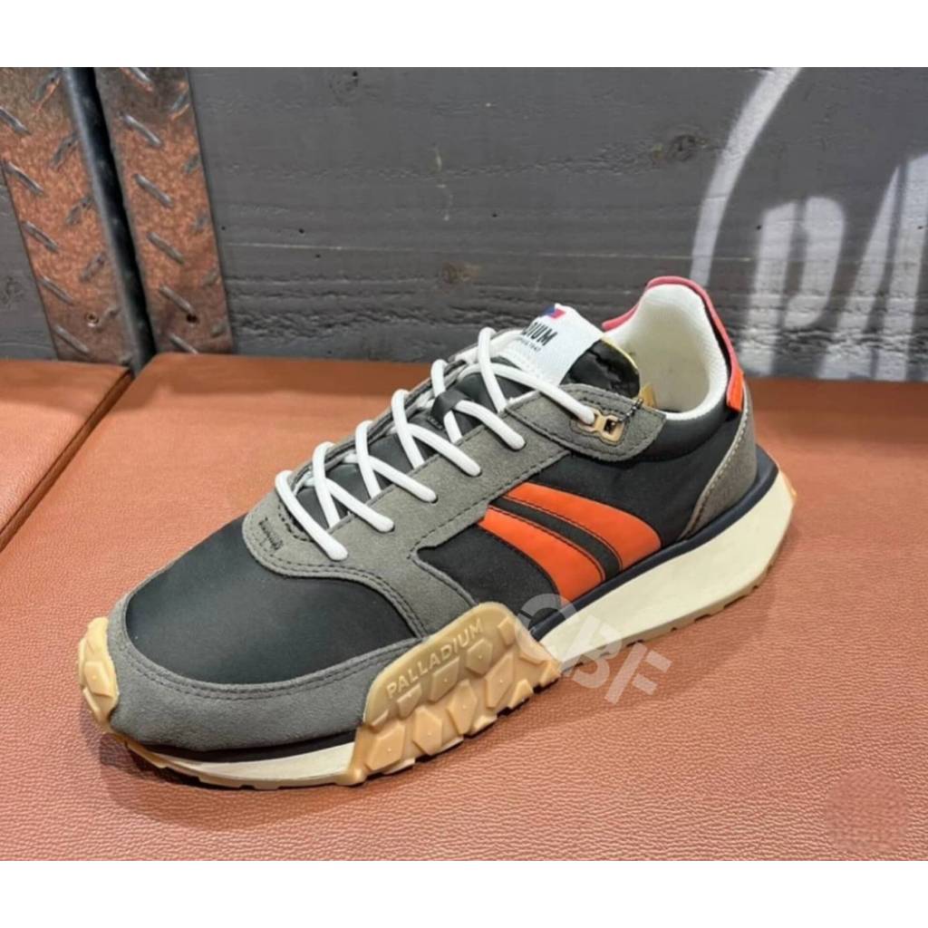 CBF PALLADIUM 免運 TROOP RUNNER FLAME 復古軍種潮鞋 軍綠/橘 74487-342 | 蝦皮購物