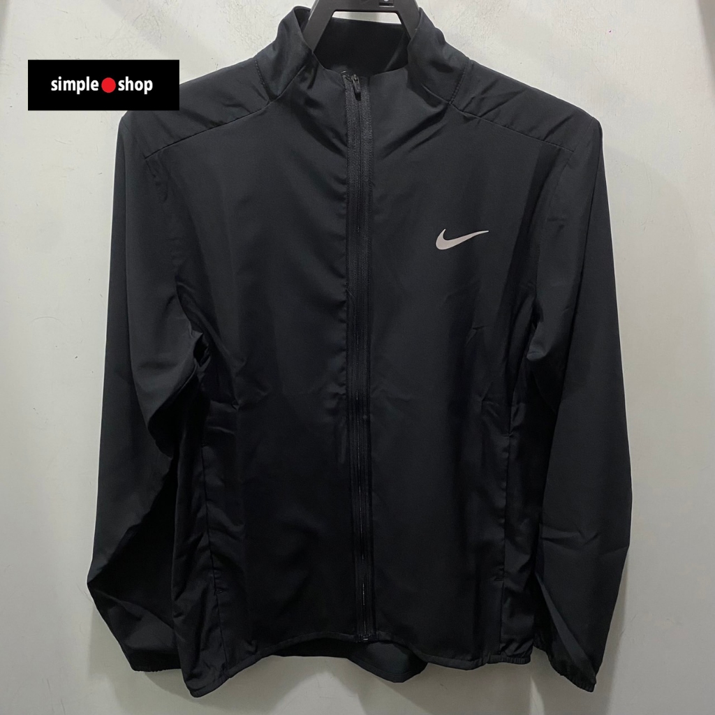 【Simple Shop】NIKE Dri-FIT 運動外套 慢跑 訓練 薄款 立領外套 教練外套 FB7500-010 | 蝦皮購物