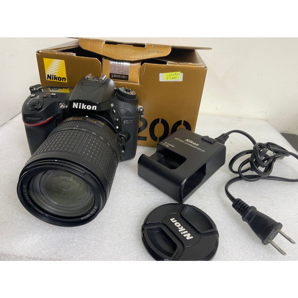 【彩虹3C】二手Nikon D7200數位單眼相機 快門數14982 | 蝦皮購物