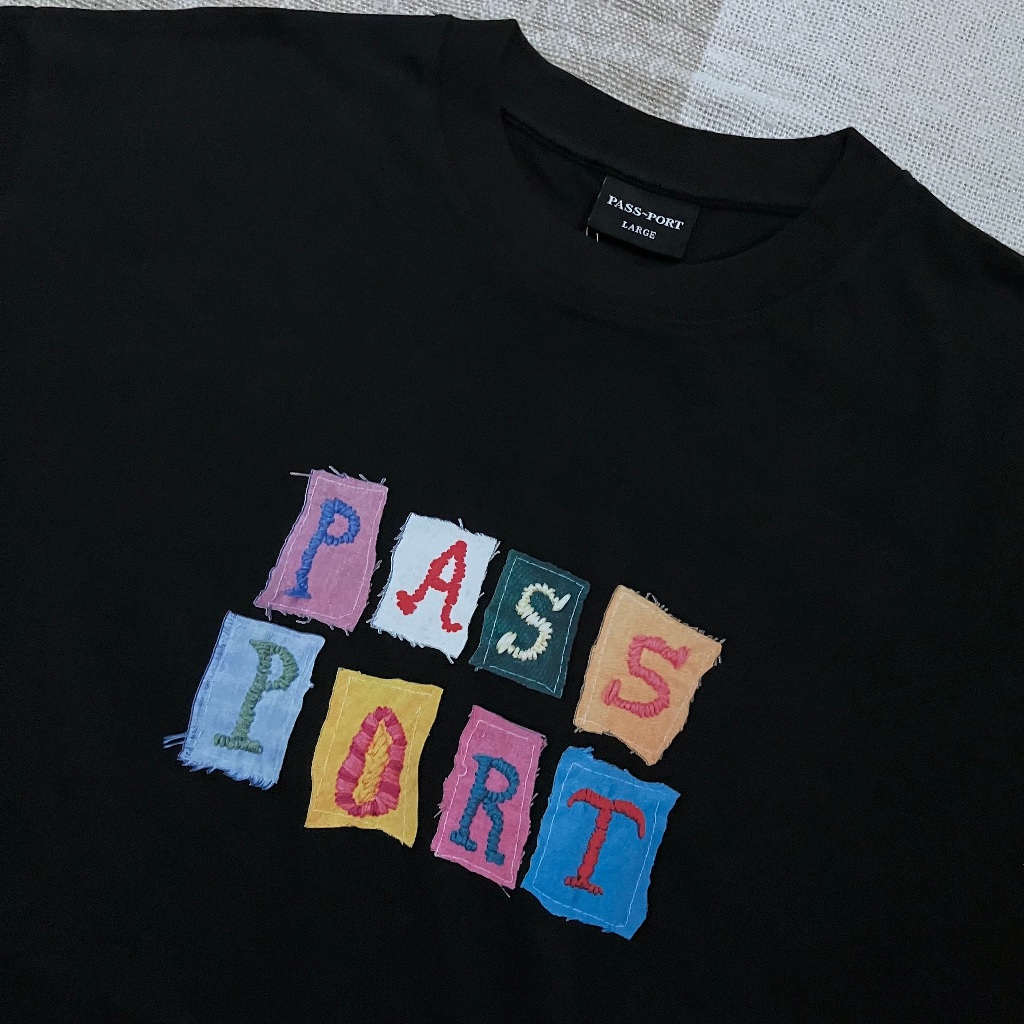 PASS~PORT GX1000 PATCHWORK T-SHIRT | 蝦皮購物