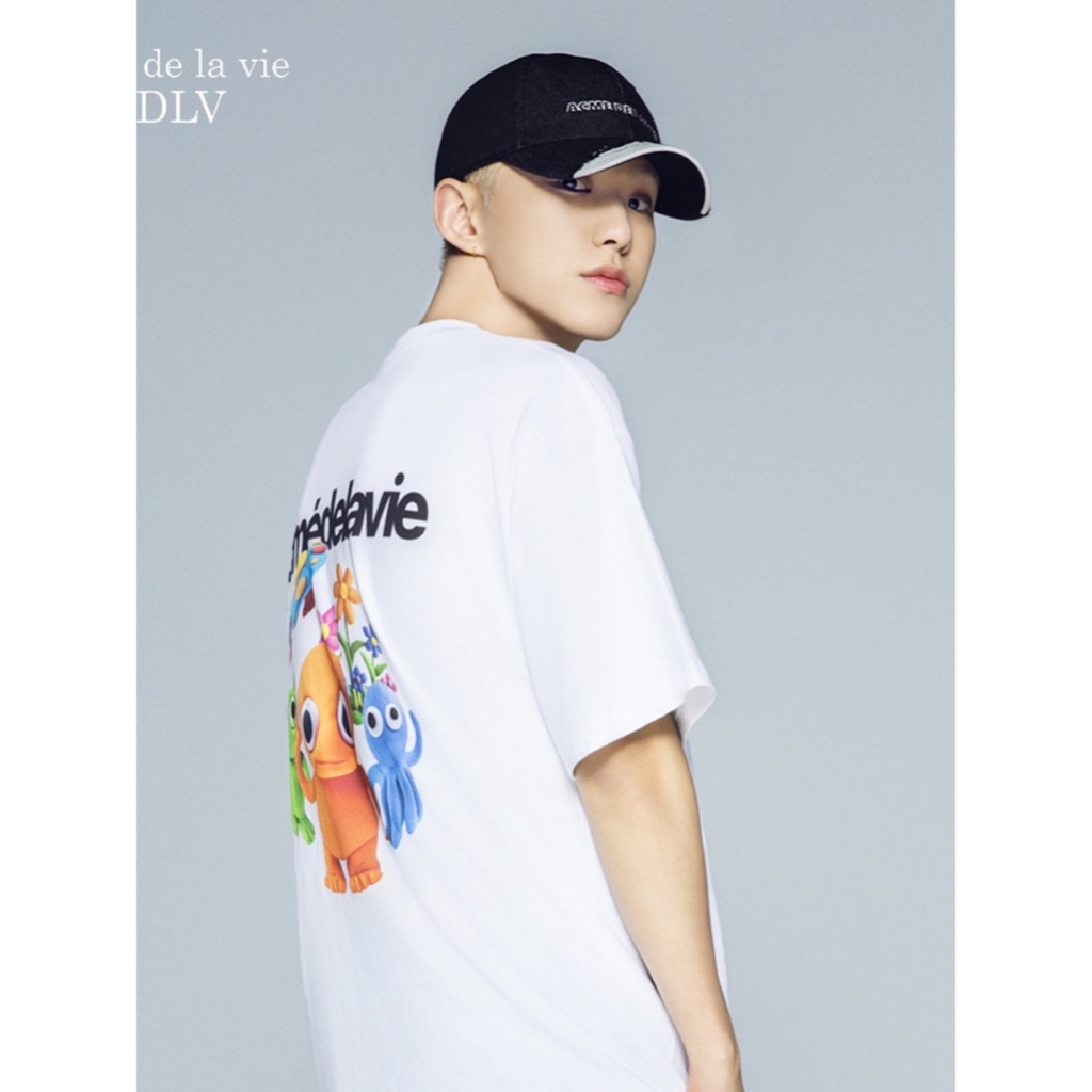 🇰🇷 韓國 SVT 17 HOSHI × ADLV 黏土外星人短T 🐯 | 蝦皮購物