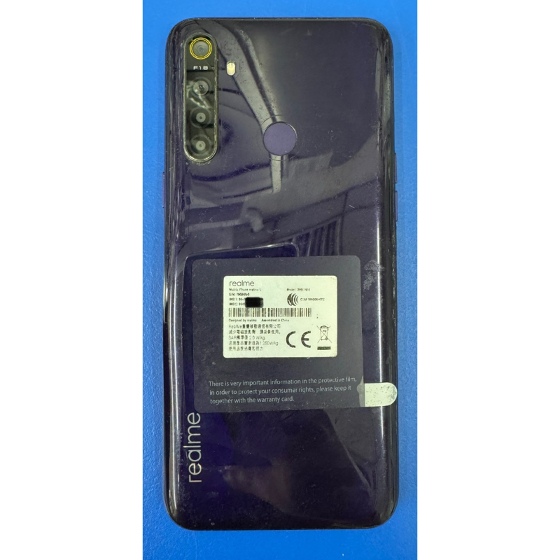 Realme 5 128G (RMX1911)電晶紫 零件機/故障機 | 蝦皮購物