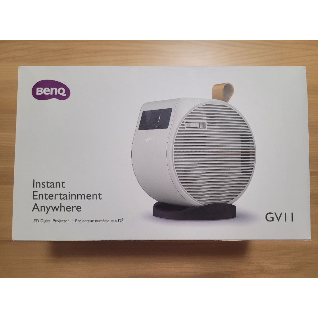 BenQ LED微型投影機 GV11 (附時尚便攜包) 一轉投影天花板 | 蝦皮購物