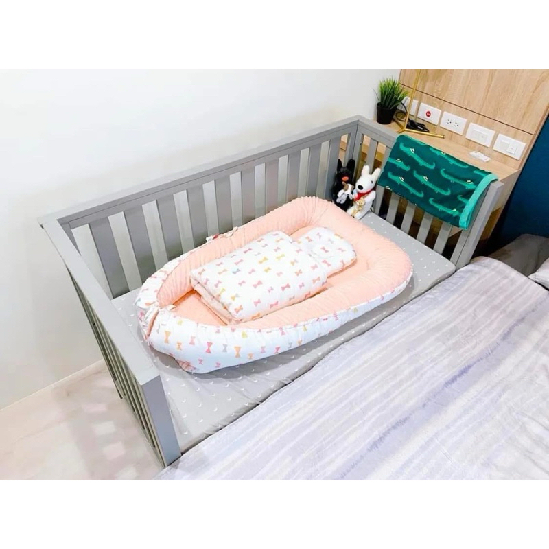 [老王的店]二手品 Lebaby LBB-02 三合一嬰兒成長床(灰色) | 蝦皮購物