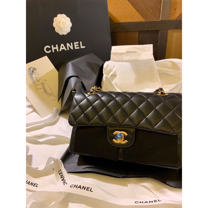 全新Chanel cf23 黑金羊 經典款 小號 | 蝦皮購物