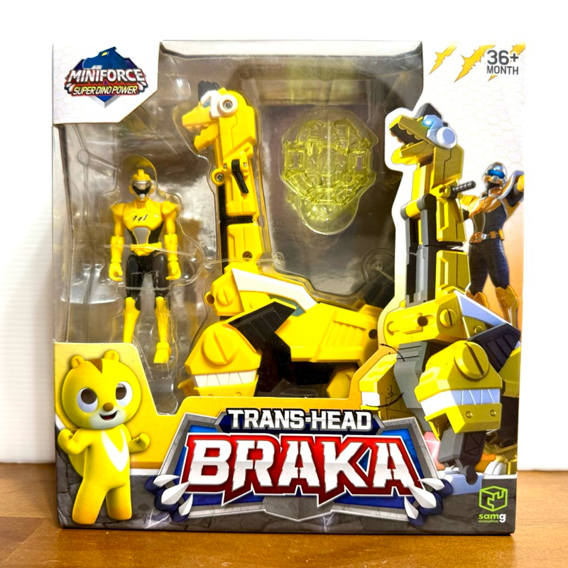 全新 迷你特工隊 BRAKA 腕龍戰騎 MINIFORCE Samg animation 變形 遊戲 玩具 收藏 收集 | 蝦皮購物