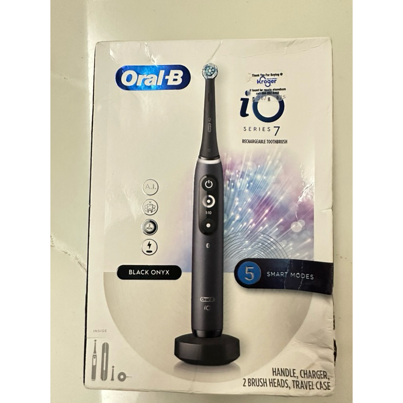 Oral-B iO7 微震科技電動牙刷-星光黑 全新未拆封 | 蝦皮購物