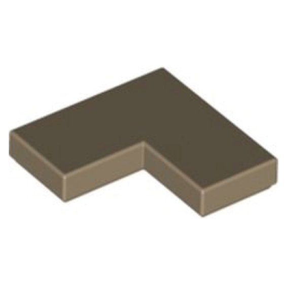 COOLPON｜這是樂高®LEGO®的正版零件 14719 Tile 2x2 Corner 平滑磚 6398654 深砂 | 蝦皮購物