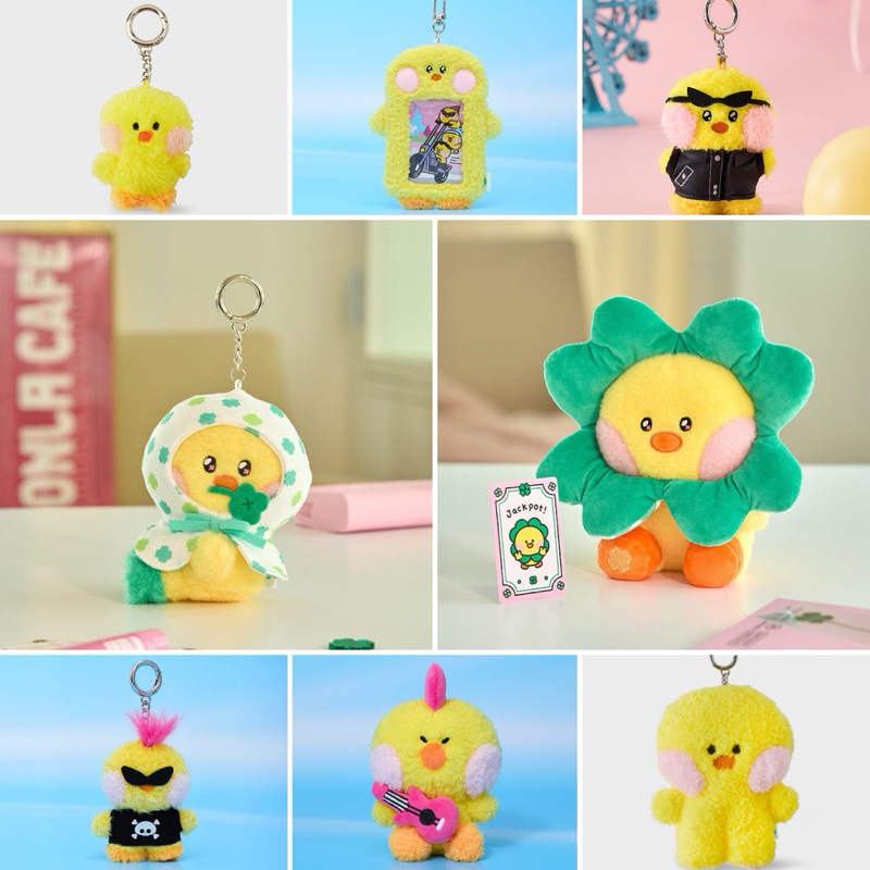 【現貨】 韓國 LINE FRIENDS 莎莉系列 Selini 玩偶吊飾 伸縮玩偶卡套 卡夾 行李吊牌 鑰匙圈 娃娃 | 蝦皮購物