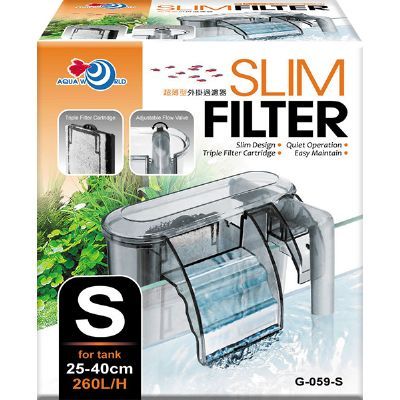 AquaWorld水世界 超薄外掛過濾器 S型、M型、L型、XL型 薄型 靜音 外掛 G-059 | 蝦皮購物