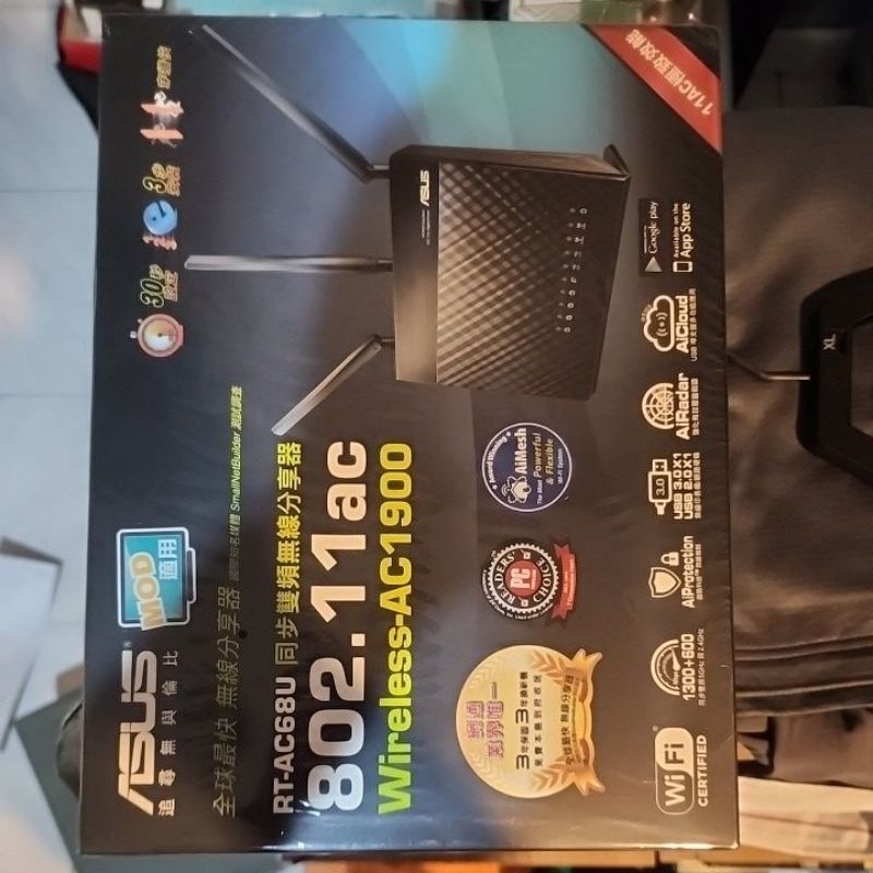 ASUS 華碩 RT-AC68U V3 雙頻AC1900 無線網路分享器 可擴充 | 蝦皮購物