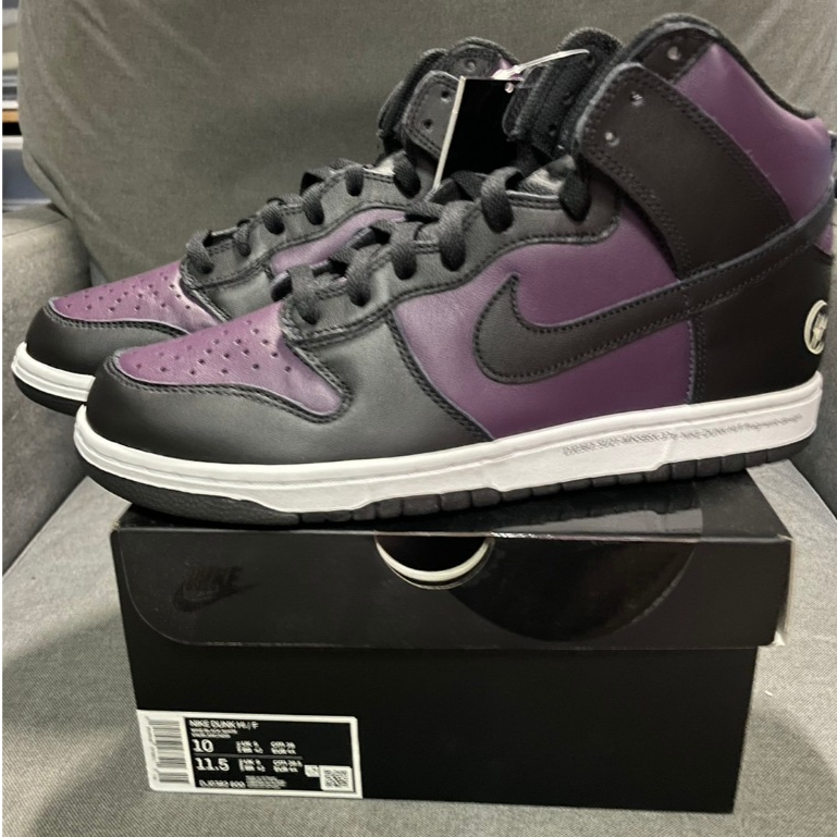 Fragment x NIKE Dunk High Beijing 藤原浩 閃電 黑紫 DJ0382-600 全新 現貨 | 蝦皮購物