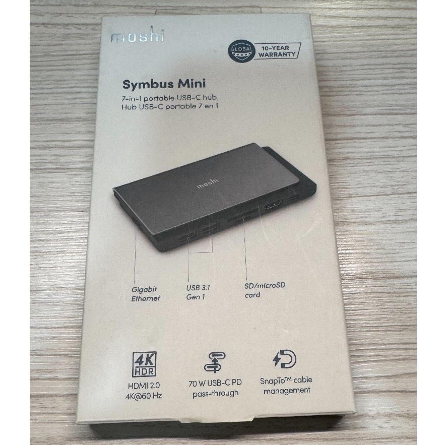 二手 Moshi Symbus Mini USB-C Hub HDMI 4K 60Hz SD Macbook Air | 蝦皮購物
