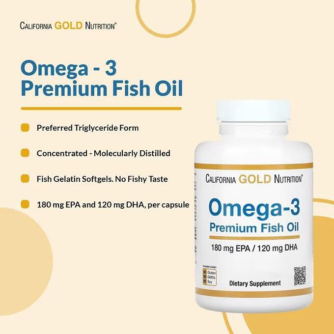 💖深海魚油 Omega-3 🐠 California Gold Nutrition 魚油膠囊 EPA DHA 100粒 | 蝦皮購物